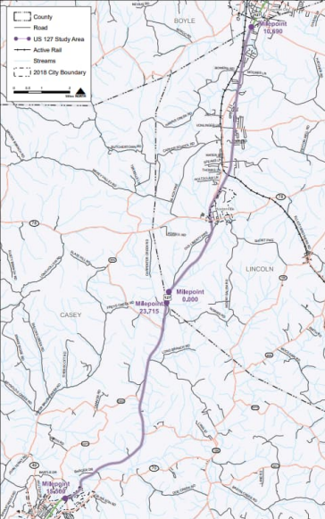 U.S. 127 Study North Casey and Lincoln County | KYTC